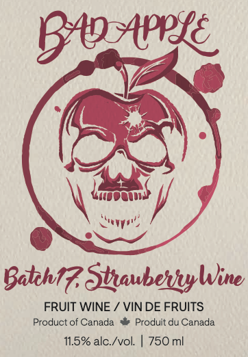 Batch 17, Strawberry Wine – Bad Apple Brewing Company Ltd.